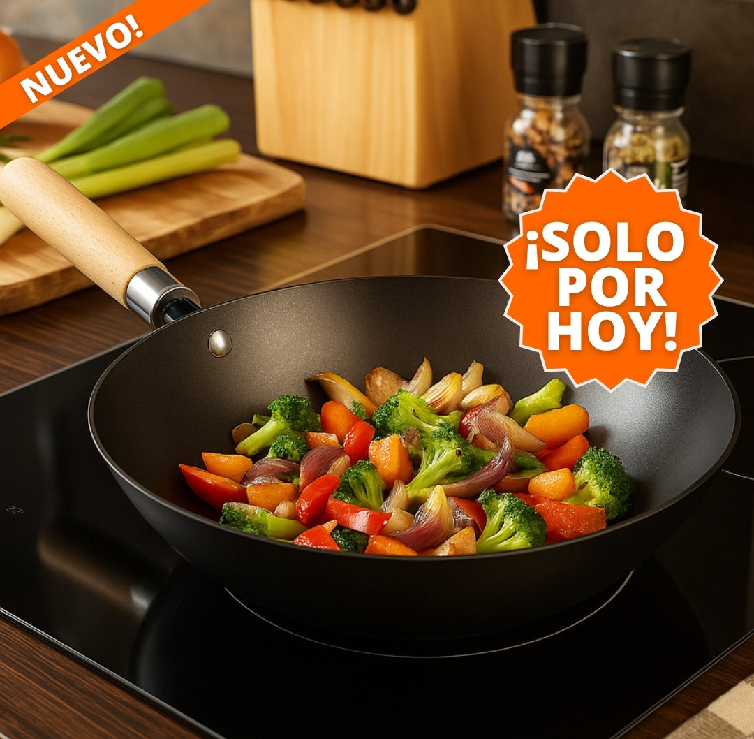 WOK CON CAPA ANTIADHERENTE | WOKAN™ – superentregas